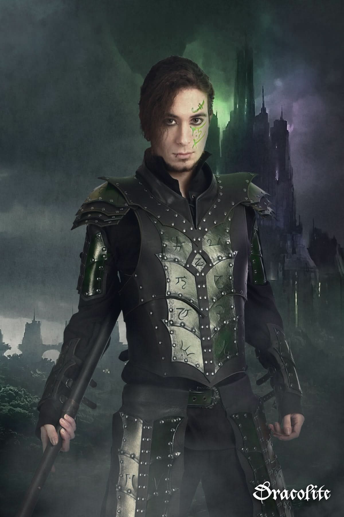 Armure complète Guerrier Runique armure en cuir pour GN - Dracolite