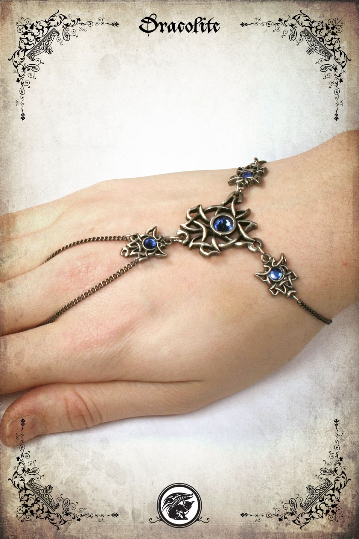 Medieval, Gothic, Victorian, Viking Amelia Hand Flower - Dracolite